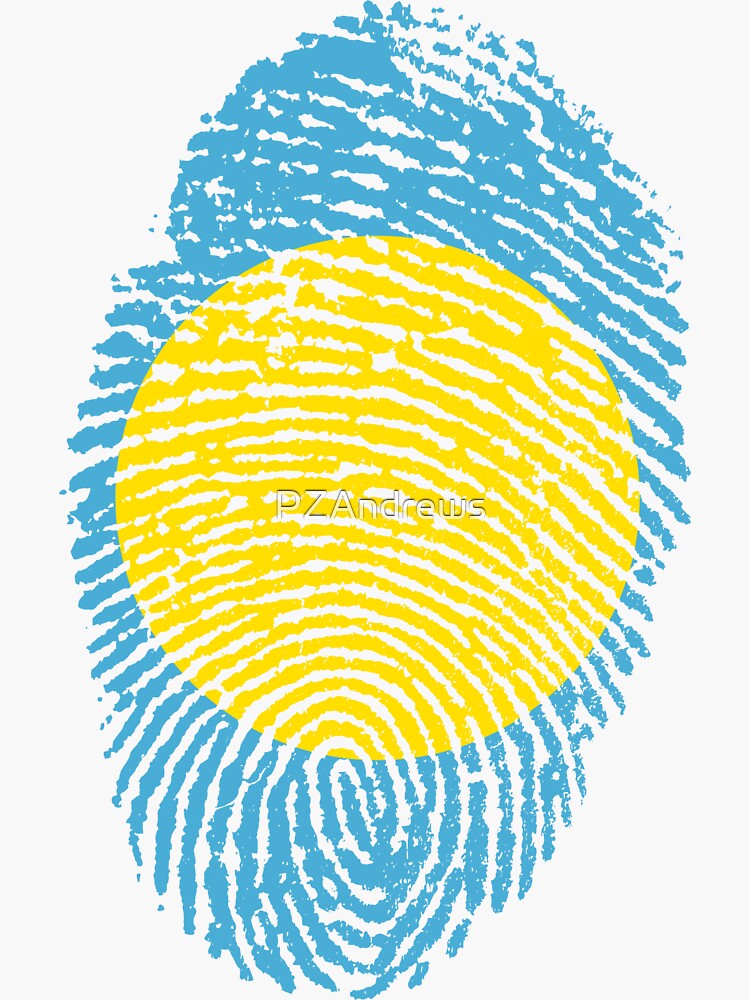 "Palauan" Sticker by PZAndrews | Redbubble