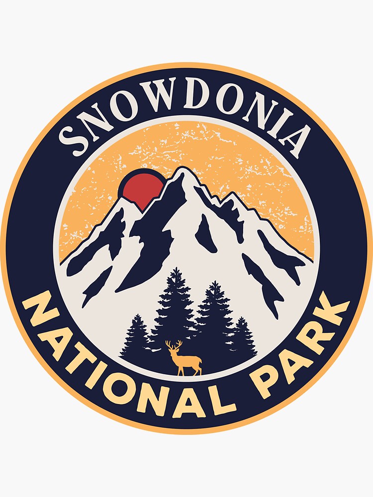 "Snowdonia National Park-Vintage" Sticker for Sale by graphic-map ...