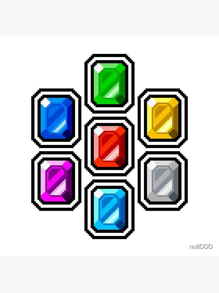 "Sonic Rush - Sol Emeralds pixel art" Photographic Print for Sale by ...