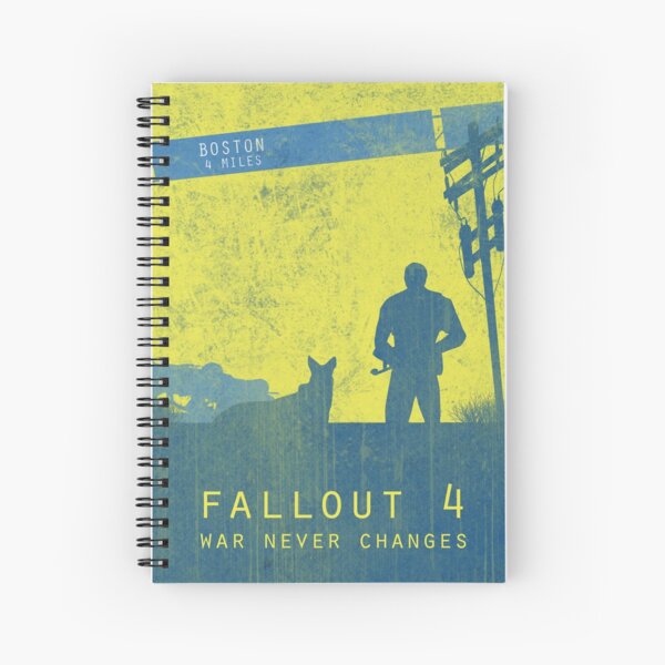"Fallout 4 Game Poster" Spiral Notebook for Sale by HAPPYDOOMSDAY ...