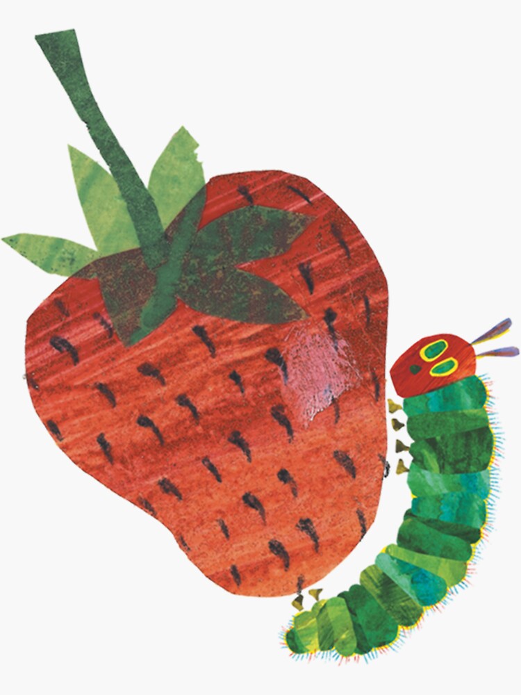 "very hungry caterpillar" Sticker for Sale by stickersbyjulli | Redbubble