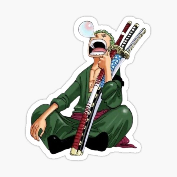 "Roronoa Zoro Sticker" Sticker for Sale by Jiyai-art | Redbubble
