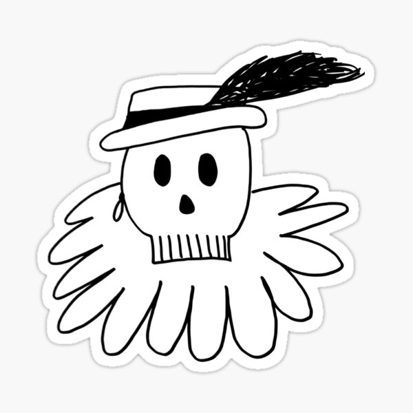 "Skully logo" Sticker for Sale by NAShaxPodcast | Redbubble