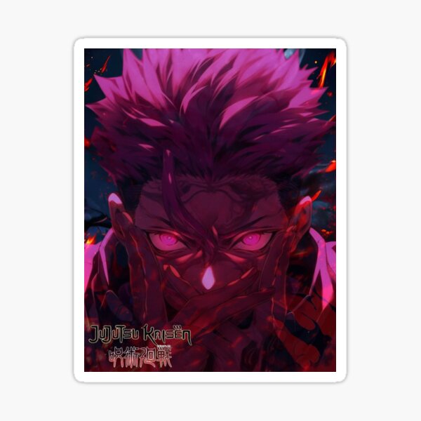 "SUKUNA" Sticker for Sale by ampotski | Redbubble