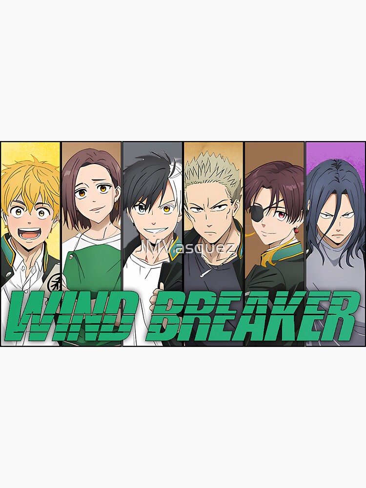 "Wind breaker T-shirt" Sticker for Sale by JMVasquez | Redbubble