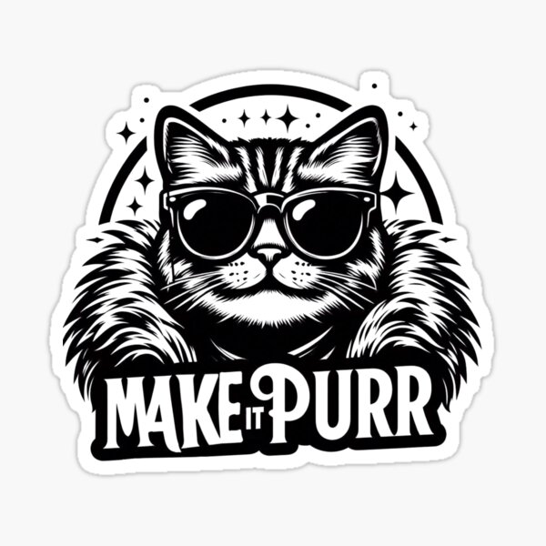"Ateez Make it Purr" Sticker for Sale by NaaBeeDesign | Redbubble