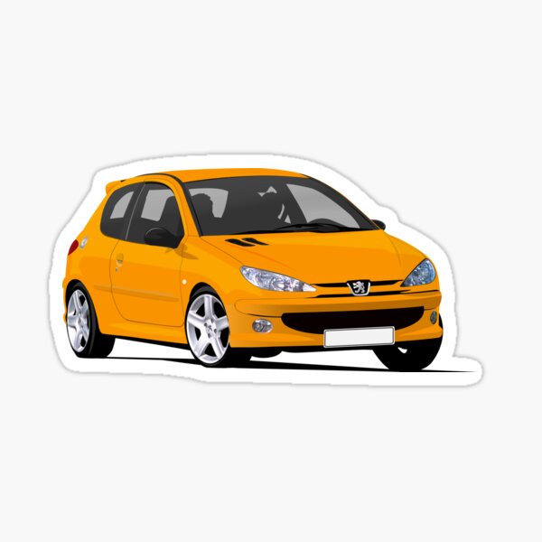 Peugeot 206 Stickers | Redbubble