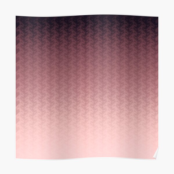 "Rose Gold Fade" Poster for Sale by xRadicalRainbow | Redbubble