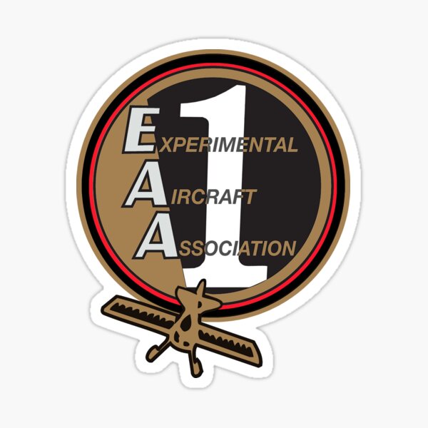 "EAA Chapter 1 Vintage Logo" Sticker for Sale by SkywayMedia | Redbubble