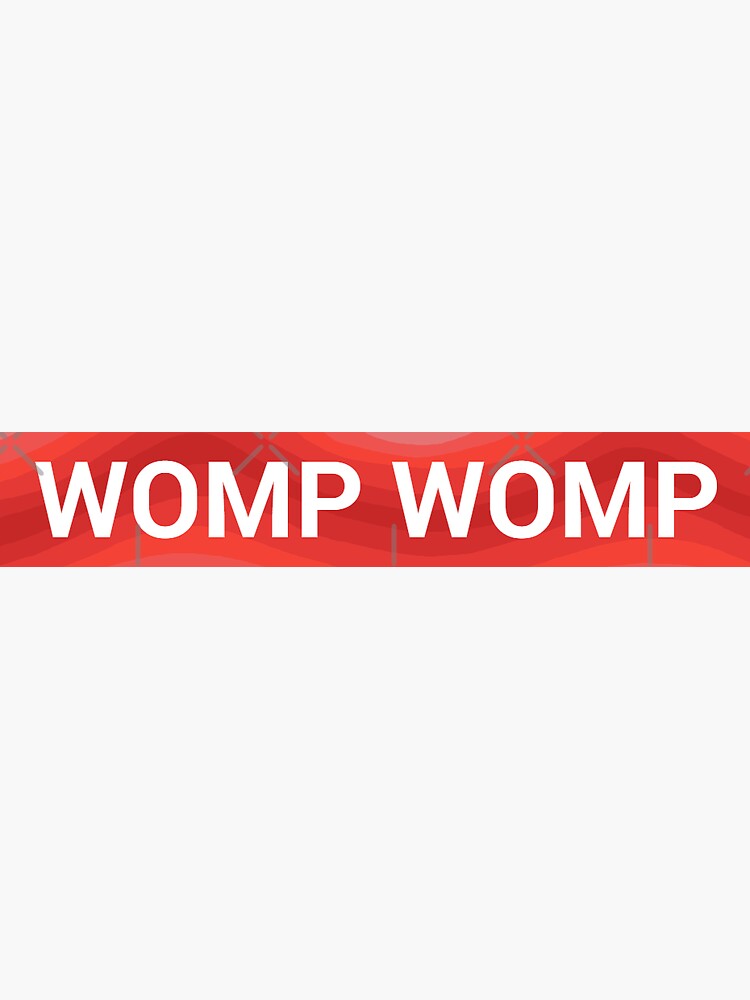 "womp womp" Sticker for Sale by O-Haas | Redbubble