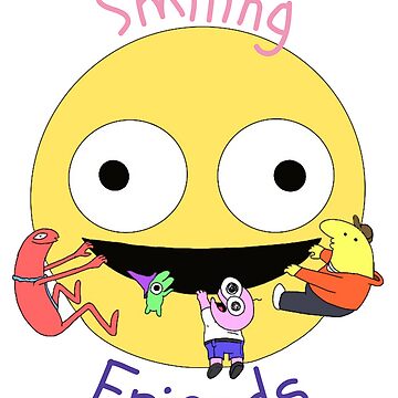 "Smiling Friends All Characters" Sticker for Sale by campsticker ...