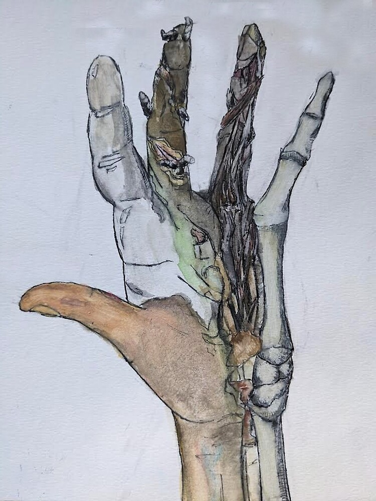 "The Five Stages of Decay (only the hand)" Poster for Sale by JHQuantum ...