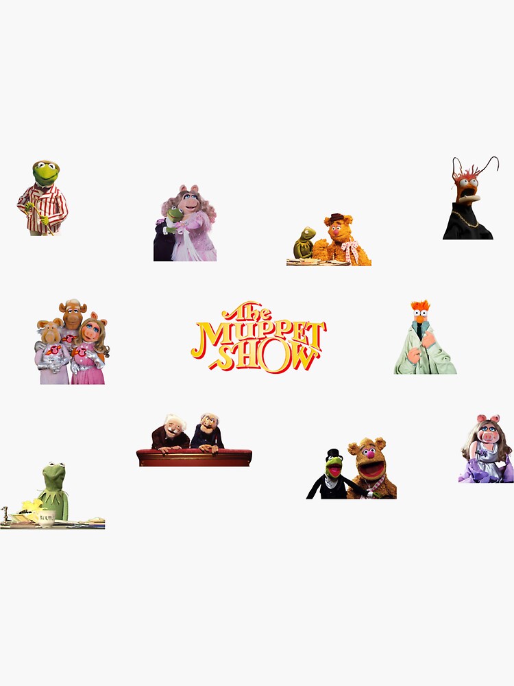"The Muppet Show Stickers " Sticker for Sale by emm228 | Redbubble