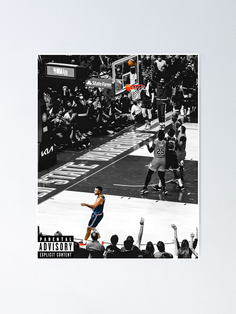"Stephen Curry no look 3 pointer poster" Poster for Sale by s8mePrints ...