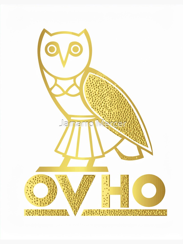 "Gold Owl OVO" Sticker for Sale by Jamarro Mercer | Redbubble