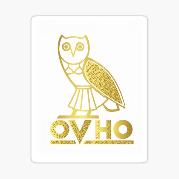 "Gold Owl OVO" Sticker for Sale by Jamarro Mercer | Redbubble