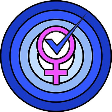 "DEEP BLUE WOMEN'S VOTE DESIGN" Sticker for Sale by Shoppers-Secret ...