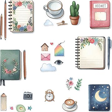 "journaling" Sticker for Sale by vectcd | Redbubble