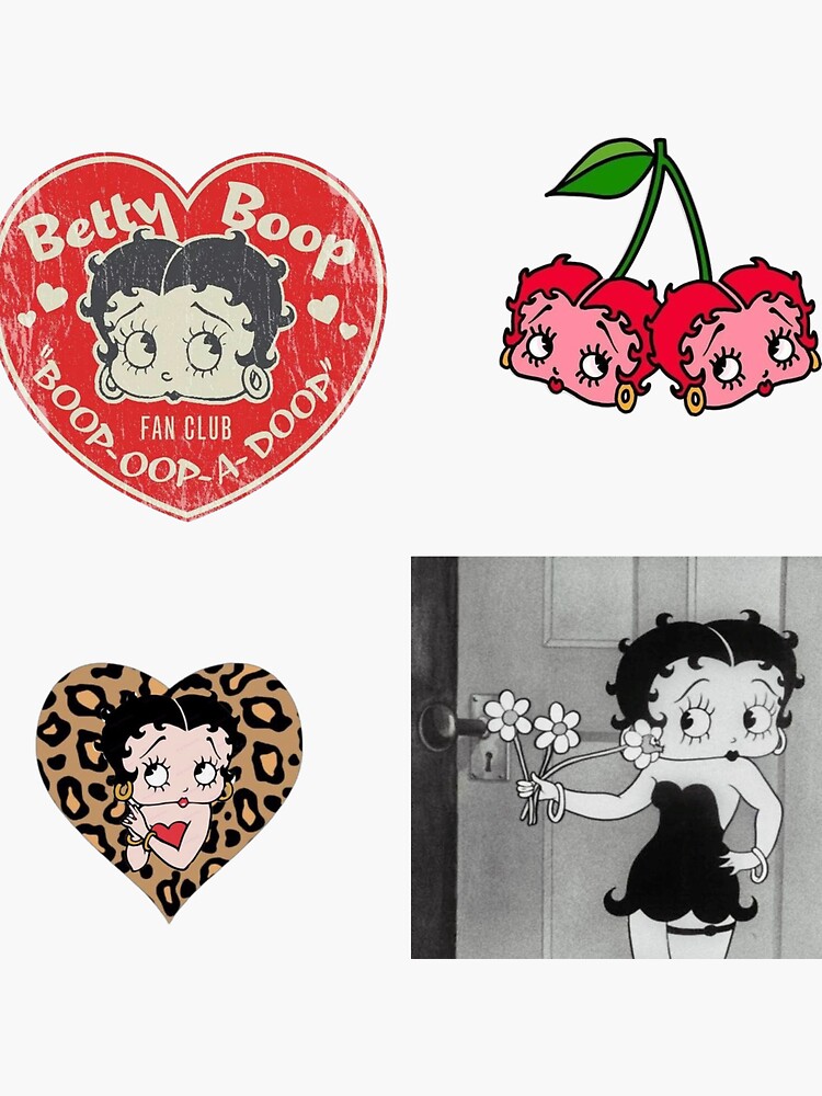 "Betty boop set" Sticker for Sale by NaomiAuDesigns | Redbubble