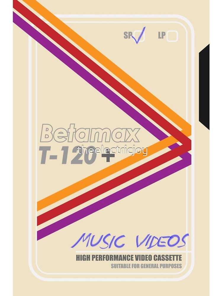 "Betamax" iPhone Case for Sale by theelectricjoy | Redbubble