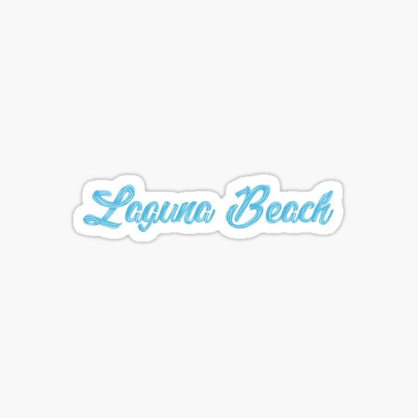 "Laguna Beach" Sticker for Sale by catscollegecuts | Redbubble