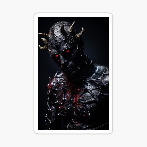 "Demon Daddy 8" Sticker for Sale by Minami-Kuma | Redbubble
