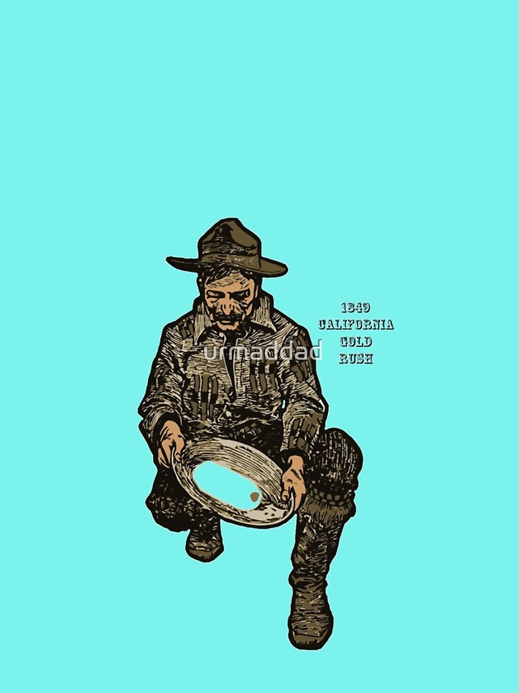 "Vintage 1849 California Gold Rush Miner" iPhone Case for Sale by ...