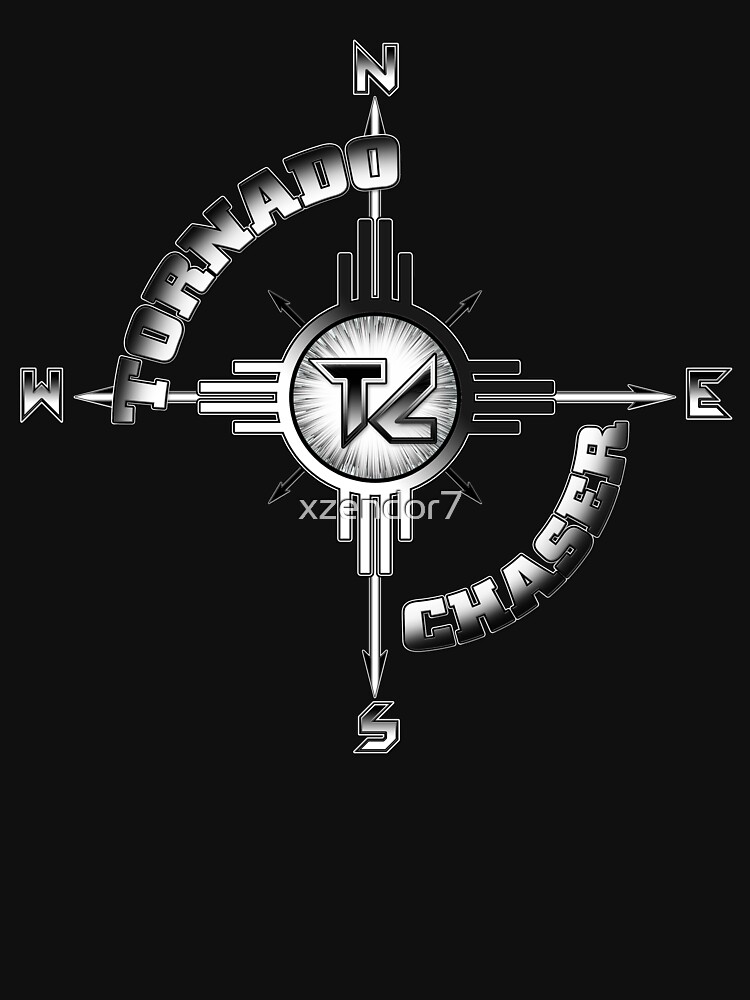 "Tornado Chaser Word Emblem" T-shirt for Sale by xzendor7 | Redbubble ...