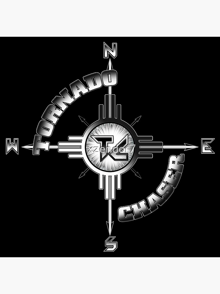 "Tornado Chaser Word Emblem" Poster for Sale by xzendor7 | Redbubble