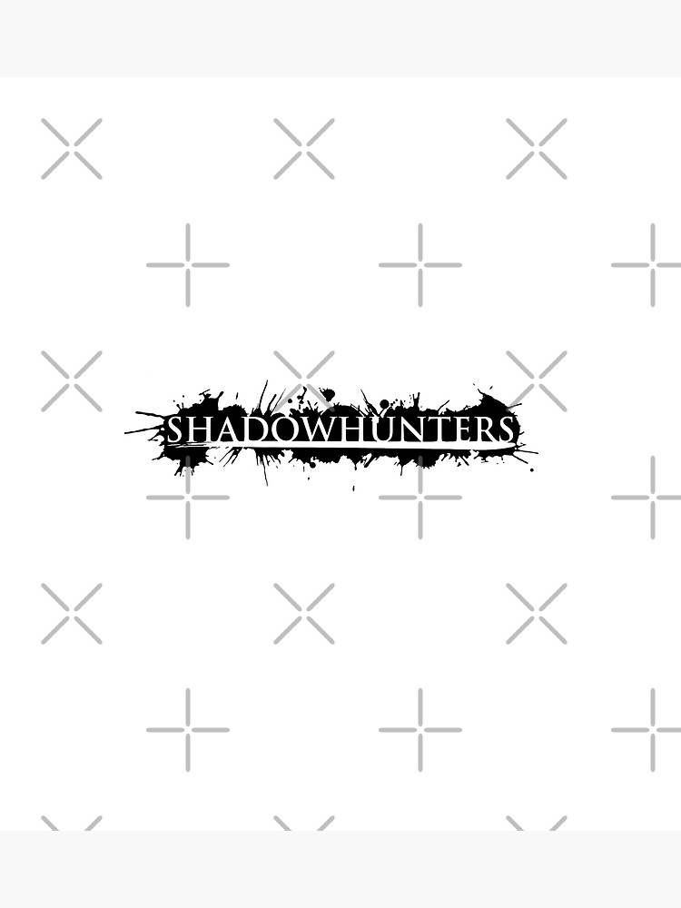 "Shadowhunters logo - voids and outline splashes (black) - Clary, Alec ...