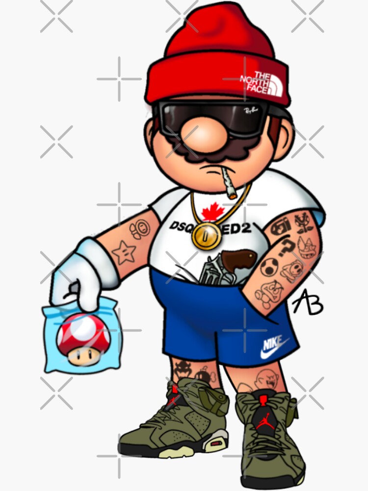 Gangster Mario Tekeningen