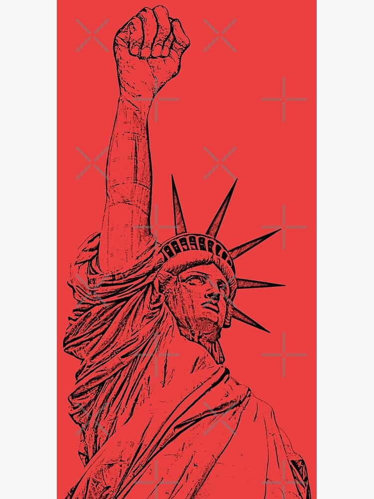 "Statue of freedom fist held high" Photographic Print for Sale by Jevaz ...