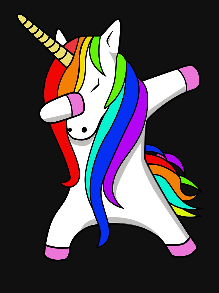 "Funny Dabbing Unicorn Dance Unicorns Dab" T-shirt for Sale by 343g ...