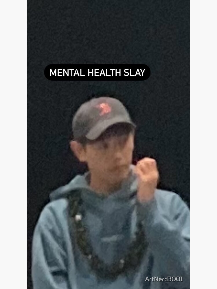 "Eric Nam: Mental Health Slay" Sticker for Sale by ArtNerd3001 | Redbubble