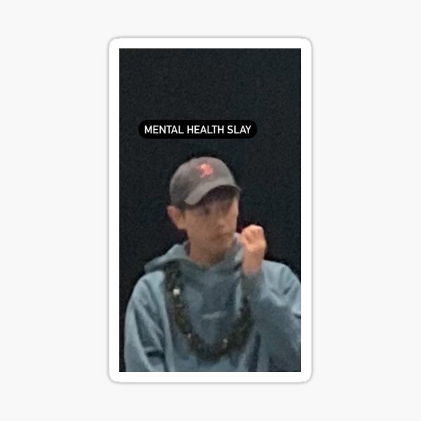 "Eric Nam: Mental Health Slay" Sticker for Sale by ArtNerd3001 | Redbubble
