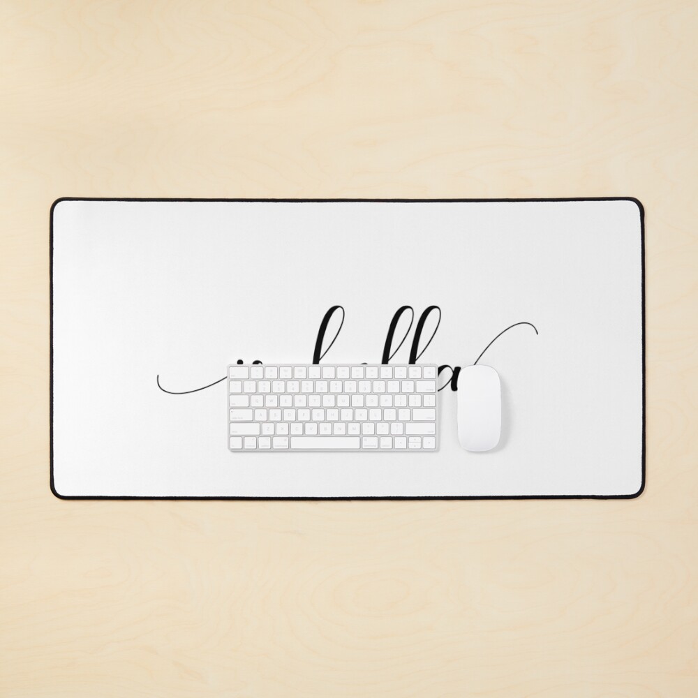 "Isabella - Custom name on delicate black cursive font" Sticker for ...