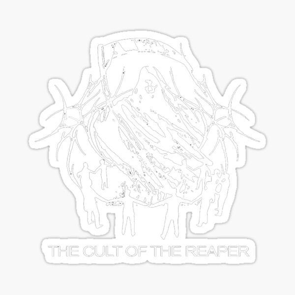 "Nothing, Nowhere Cult of the Reaper Transparent background" Sticker ...