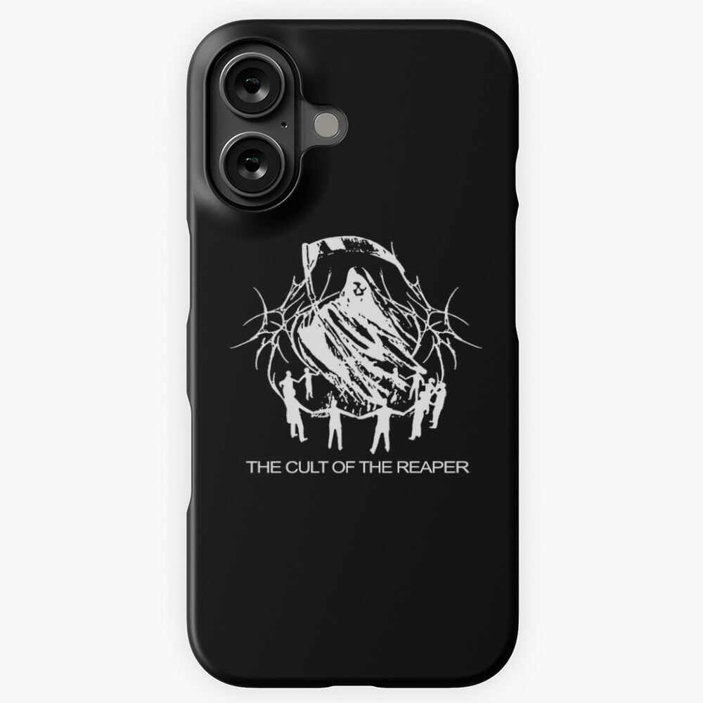 "Nothing, Nowhere Cult of the Reaper Black Background " Sticker for ...