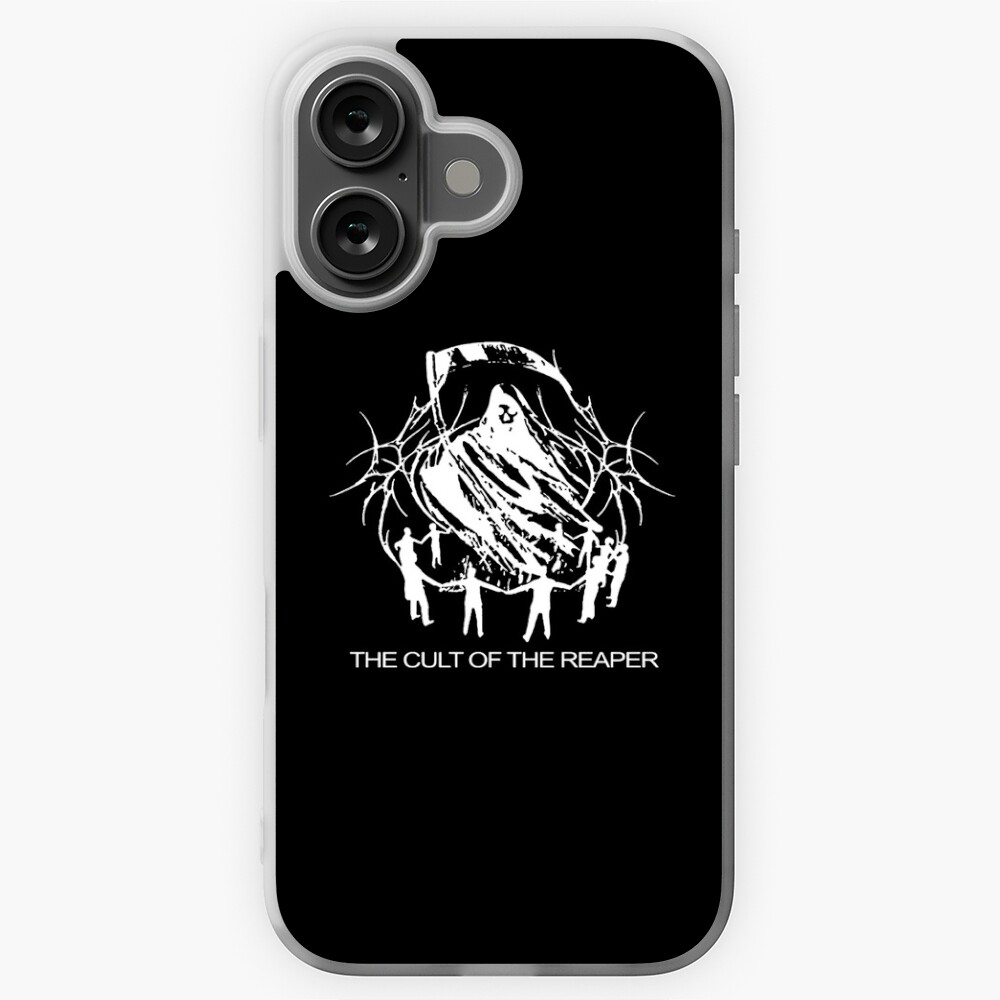 "Nothing, Nowhere Cult of the Reaper Black Background " Sticker for ...