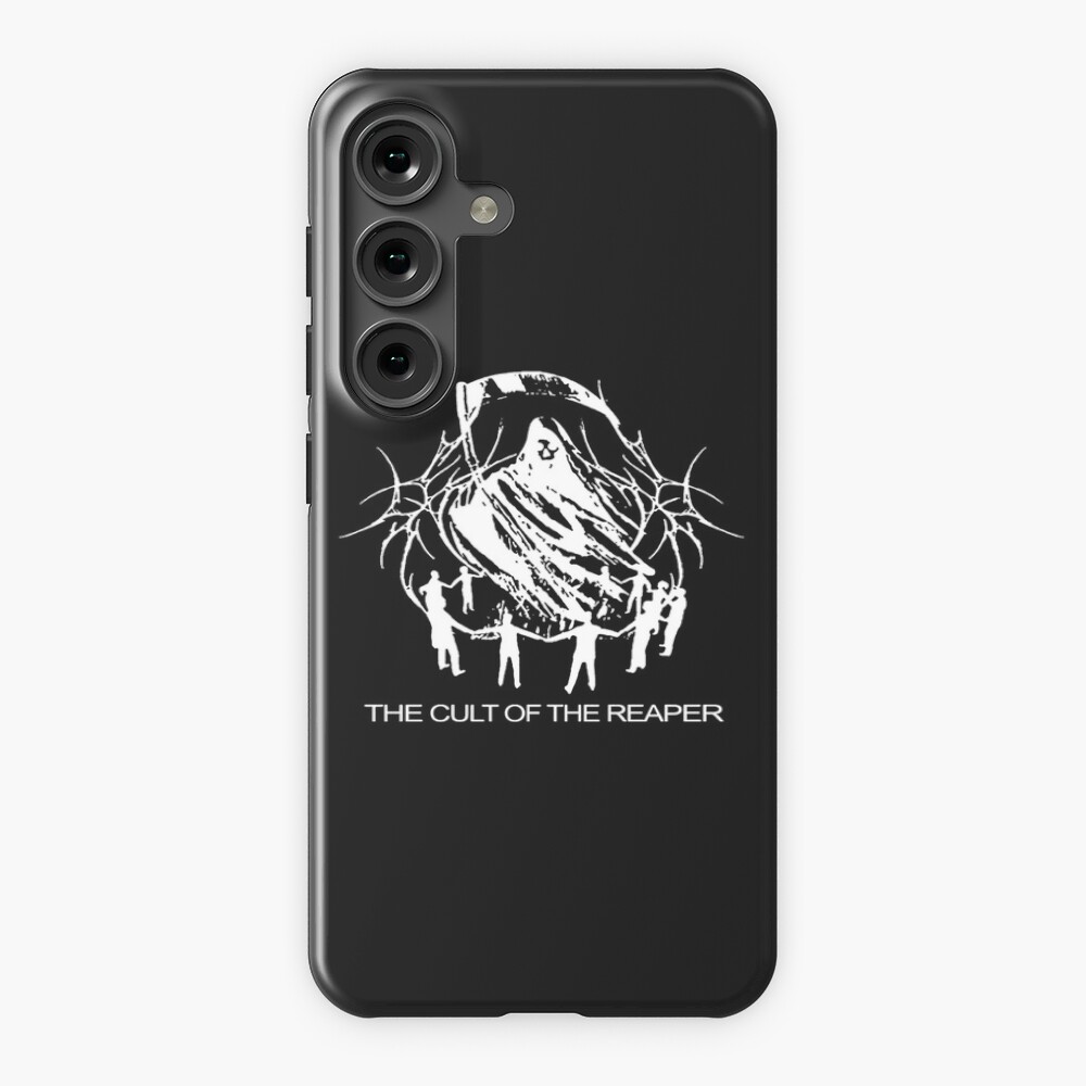 "Nothing, Nowhere Cult of the Reaper Black Background " Sticker for ...