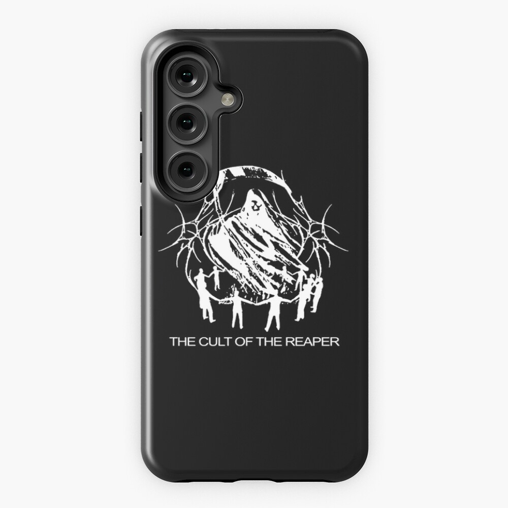 "Nothing, Nowhere Cult of the Reaper Black Background " Sticker for ...