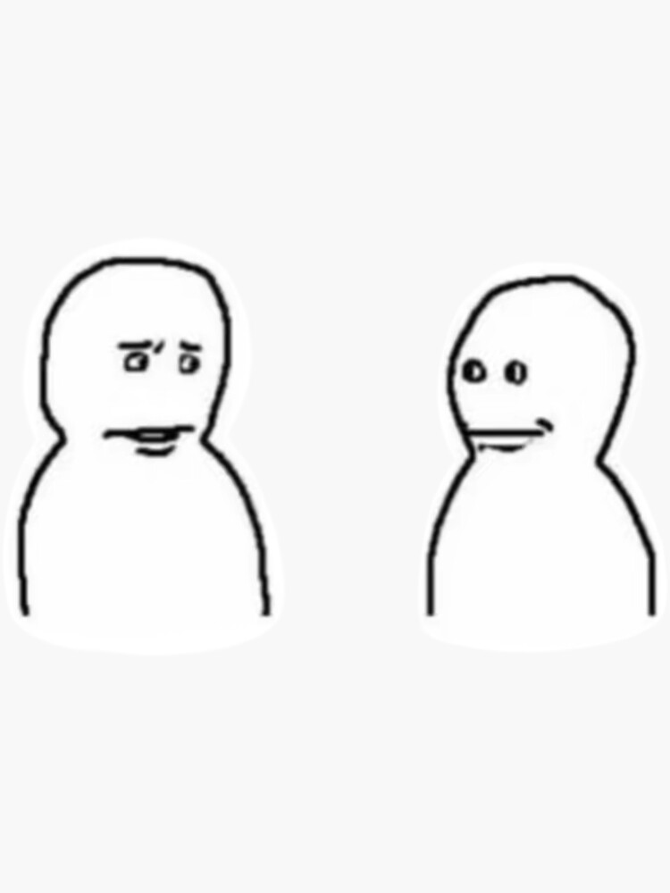 "Brainrot Meme" Sticker for Sale by the-hecate | Redbubble