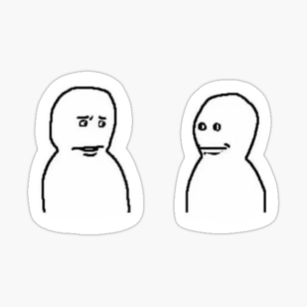 "Brainrot Meme" Sticker for Sale by the-hecate | Redbubble