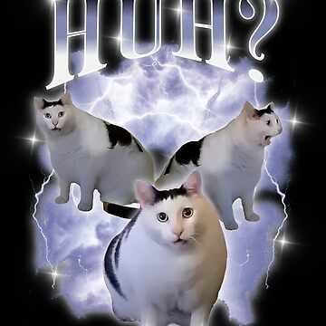 "Huh Cat Chonky Ben Meme 90s Bootleg Vintage" Classic T-Shirt for Sale ...