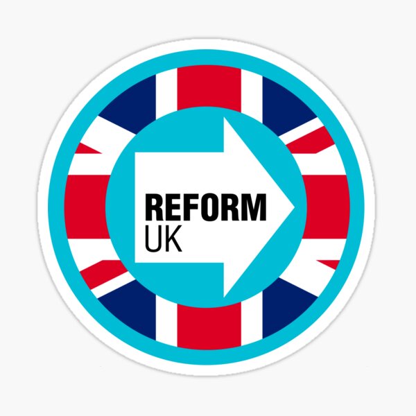 "Reform UK" Sticker for Sale by Svengali | Redbubble