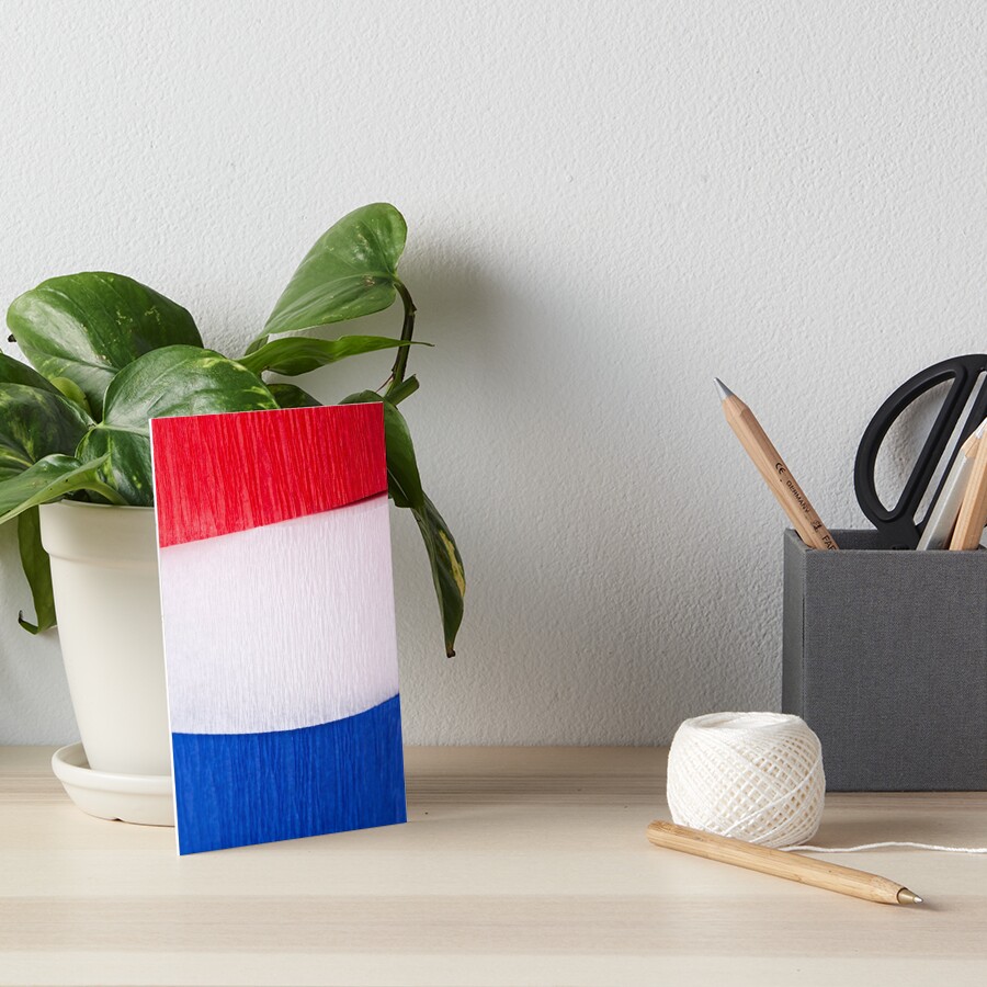 "American Flag Colors Crepe Paper" Art Board Print by PixLifePhoto ...