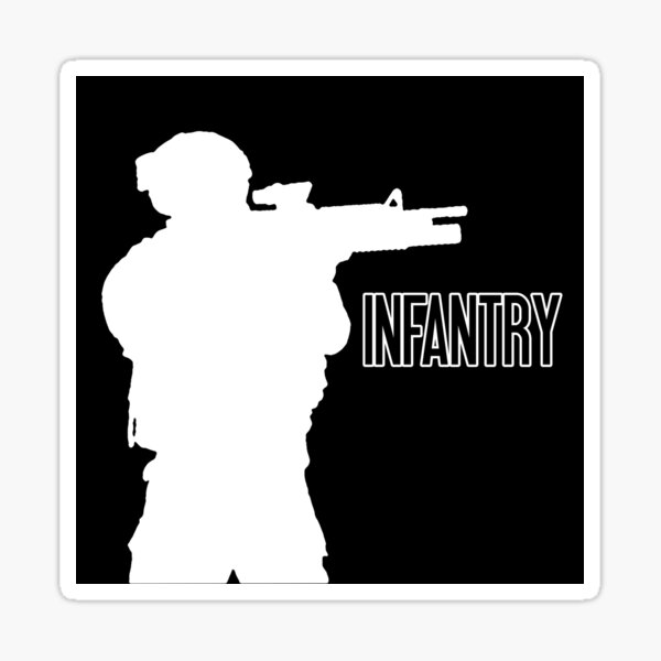 "U.S. Military: Infantry" Sticker for Sale by MilitaryCandA | Redbubble