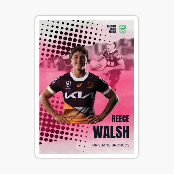 "Brisbane Broncos Reece Walsh" Sticker for Sale by JFurnish | Redbubble