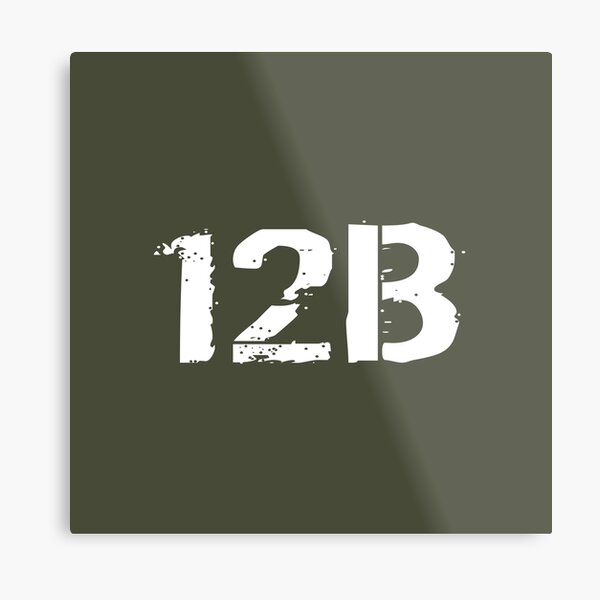 "12B Combat Engineer" Metal Print for Sale by MilitaryCandA | Redbubble