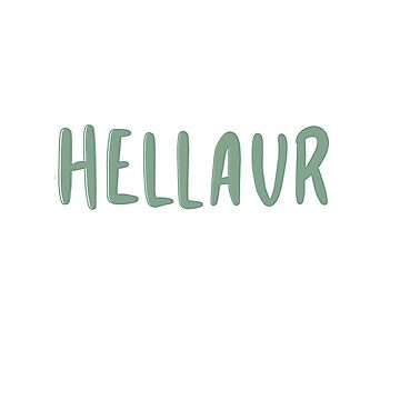 "Hellaur | Hello in Australian Stereotypical Accent " Sticker for Sale by Linguist Lab | Redbubble